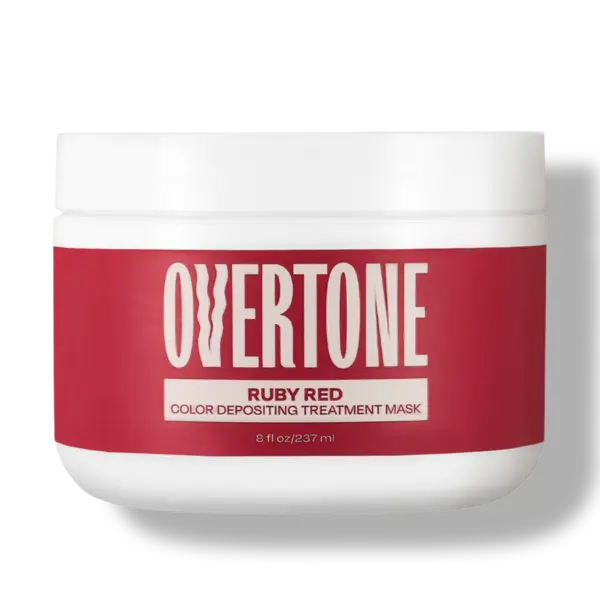 OVERTONE Semi Permanent Color-depositing Deep Conditioning Mask - Ruby Red