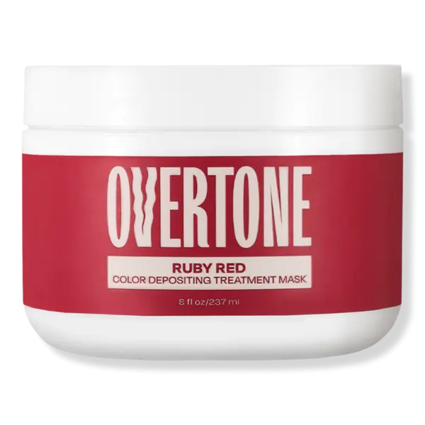 OVERTONE Semi Permanent Color-depositing Deep Conditioning Mask - Ruby Red