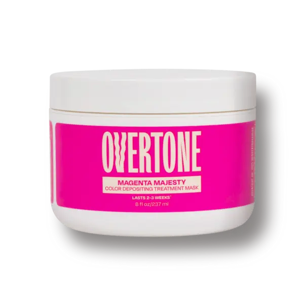 OVERTONE Semi Permanent Color-depositing Deep Conditioning Mask - Magenta Majesty