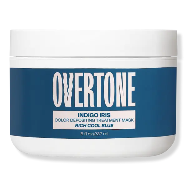 OVERTONE Semi Permanent Color-depositing Deep Conditioning Mask - Indigo Iris