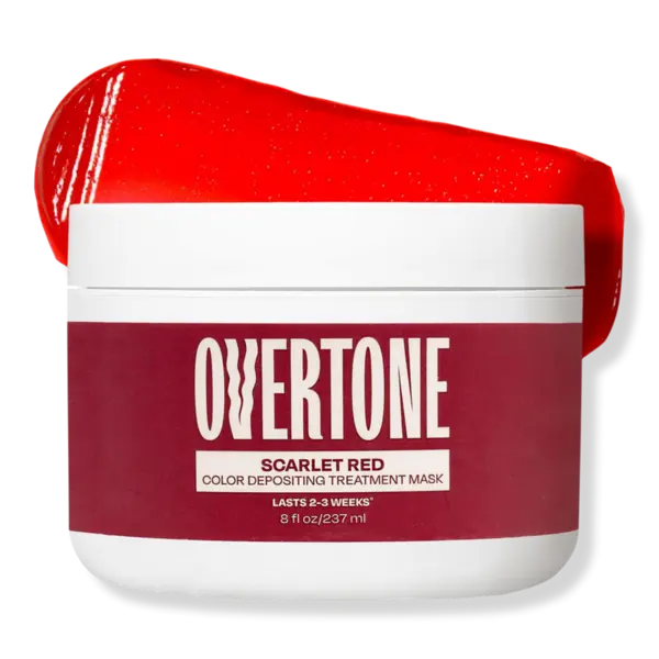 OVERTONE Semi Permanent Color-depositing Deep Conditioning Mask - Scarlet Red