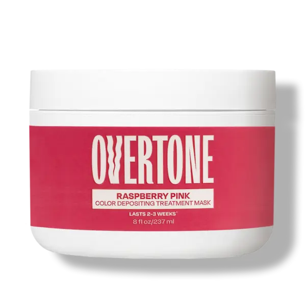 OVERTONE Semi Permanent Color-depositing Deep Conditioning Mask - Raspberry Pink