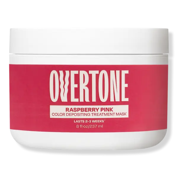 OVERTONE Semi Permanent Color-depositing Deep Conditioning Mask - Raspberry Pink