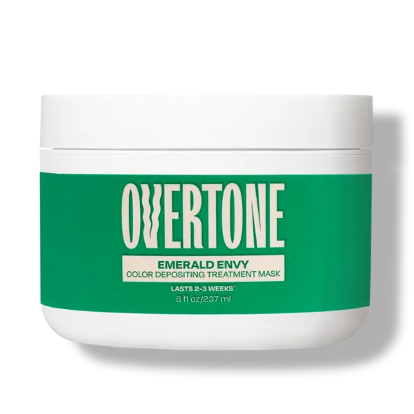 OVERTONE Semi Permanent Color-depositing Deep Conditioning Mask - Emerald Envy