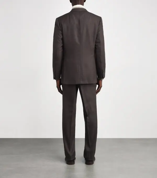 Brioni Wool Check 2-piece Suit