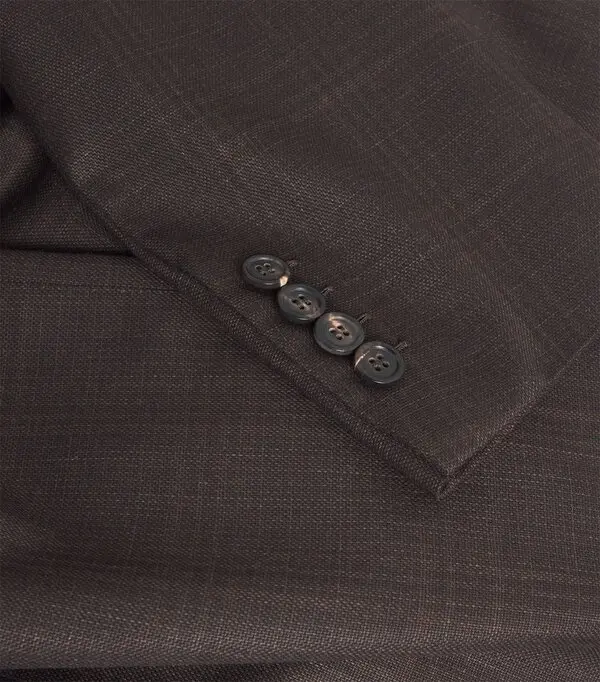 Brioni Wool Check 2-piece Suit