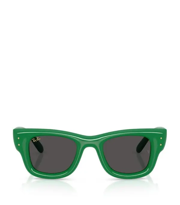 Ray-ban Puffer Square Wayfarer Sunglasses - Green