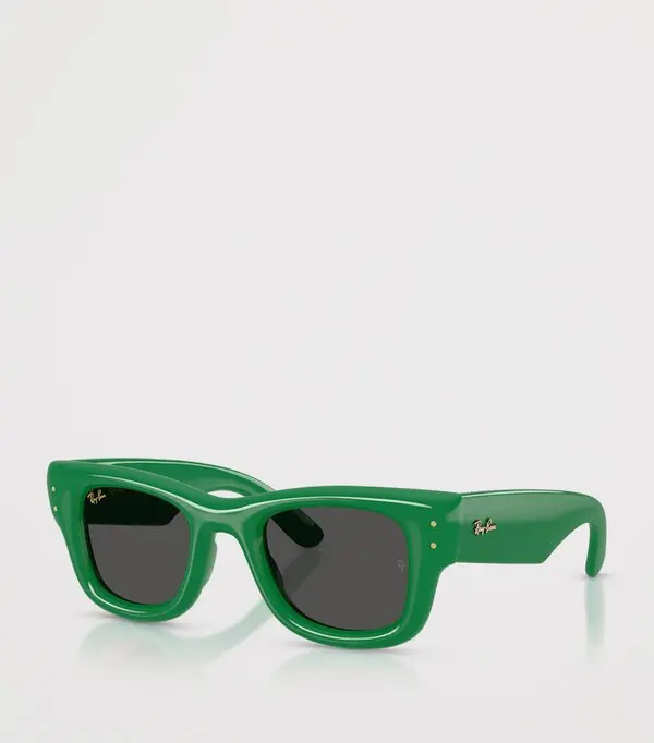 Ray-ban Puffer Square Wayfarer Sunglasses - Green