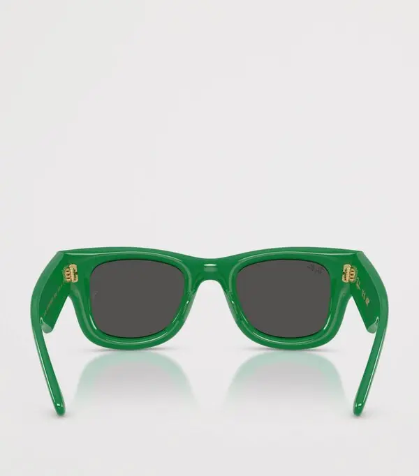 Ray-ban Puffer Square Wayfarer Sunglasses - Green