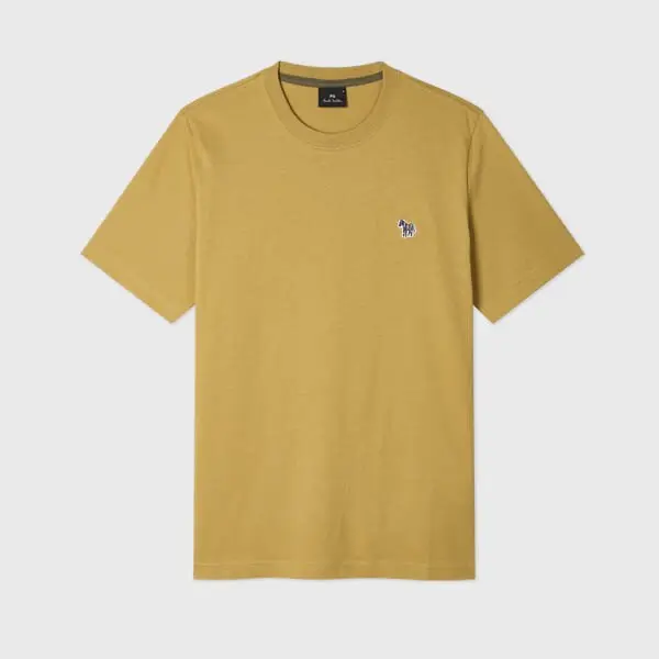 Paul Smith Organic Cotton Zebra Logo T-shirt - Yellow