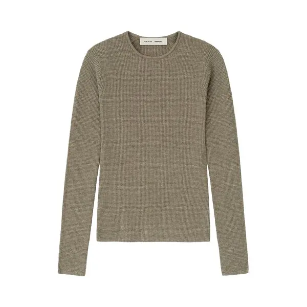 Fear Of God Waffle Long-sleeve Top - Grey