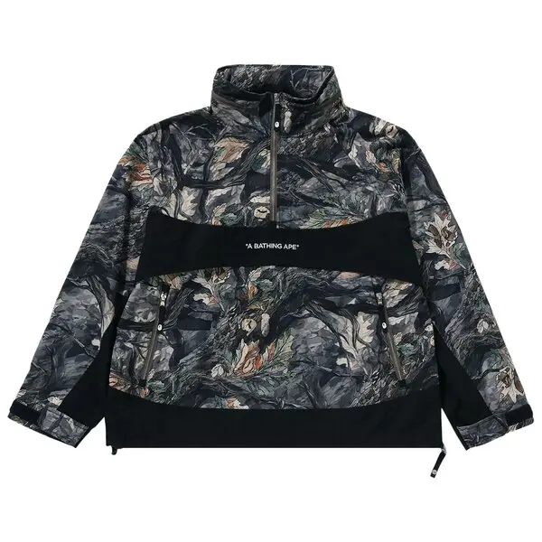A BATHING APE Tree Edge Camo Anorak Jacket