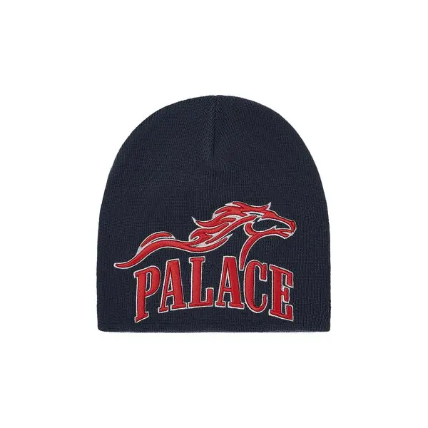 PALACE Horsepower Nein Cuff Beanie - Blue