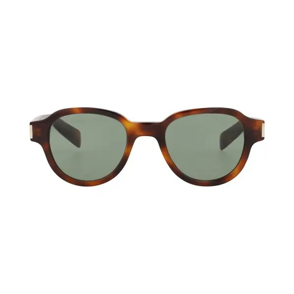 Saint Laurent Round Frame Sunglasses - Brown