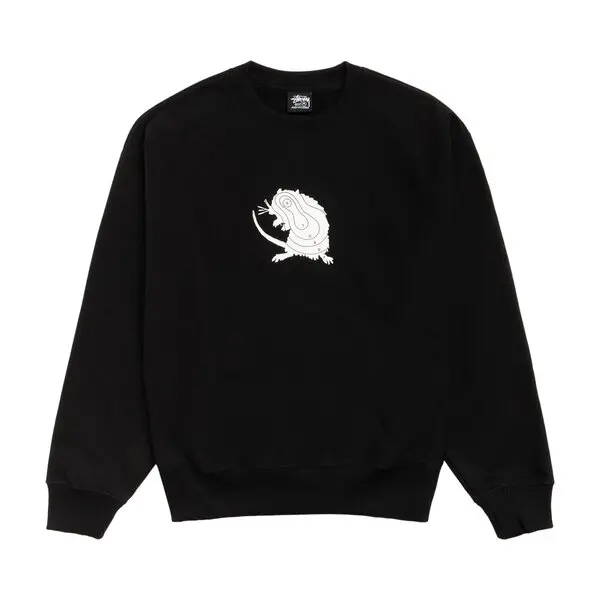 StÜssy Long Range Crew - Black