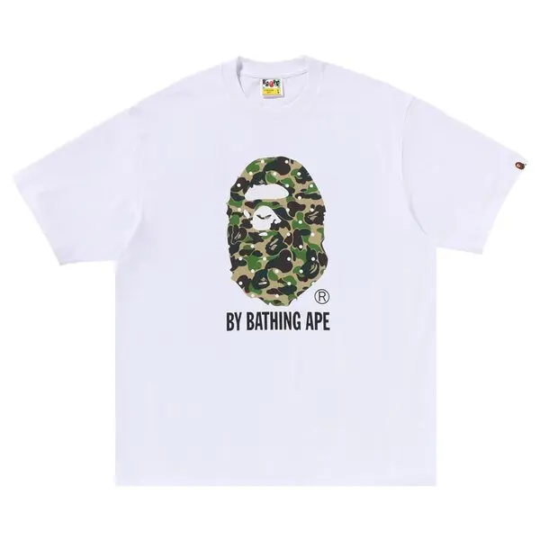 A BATHING APE Abc Dot Camo Relaxed Fit Tee - White
