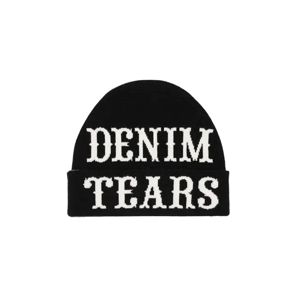 DENIM TEARS Yankees Beanie - Black