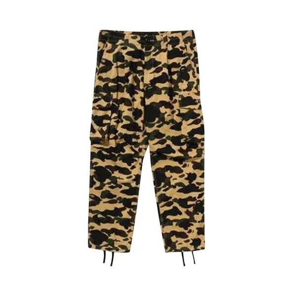 A BATHING APE 1st Camo Regular Fit 6 Pocket Pants - Yellow