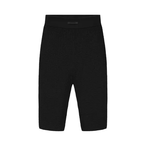 Fear Of God Waffle Biker Short - Black
