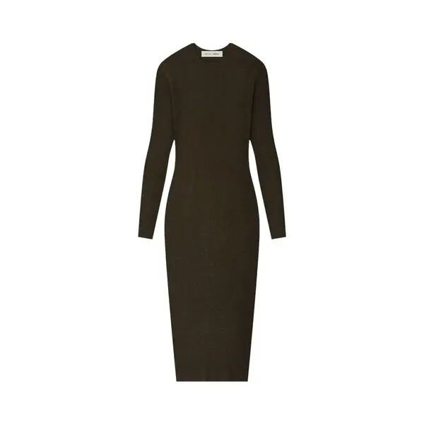 Fear Of God Ribbed Long-sleeve Dress - Brown