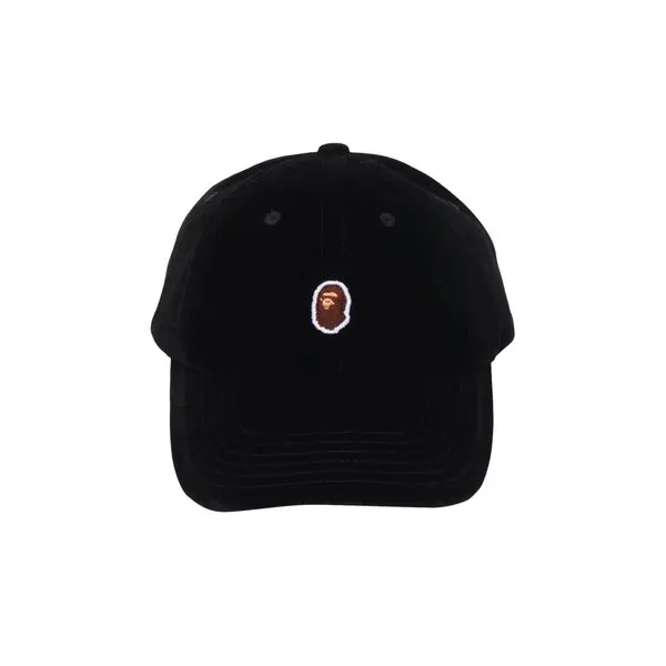 A BATHING APE One Point Panel Cap - Black