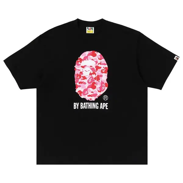 A BATHING APE Abc Dot Camo Relaxed Fit Tee - Black