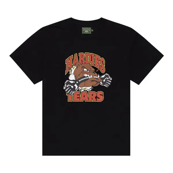 DENIM TEARS X Hardies Tears Bulldog Tee - Black