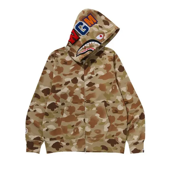 A BATHING APE Gradation Camo Shark Full Zip Hoodie