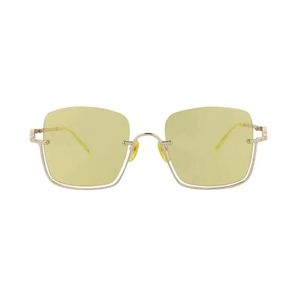 Gucci Square Sunglasses - Gold