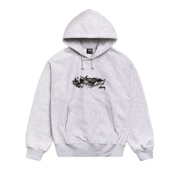 StÜssy Fawn Graphic Hoodie - Grey