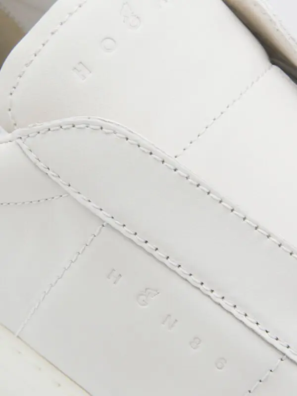 Hogan H-tv Leather Slip-on Sneakers