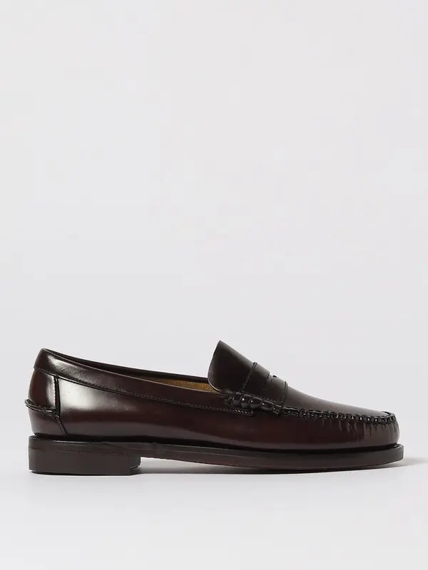 SEBAGO Classic Dan Brushed Leather Loafers - Brown