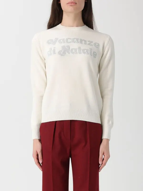 MC2 SAINT BARTH Dog Motif Sweater - Cream