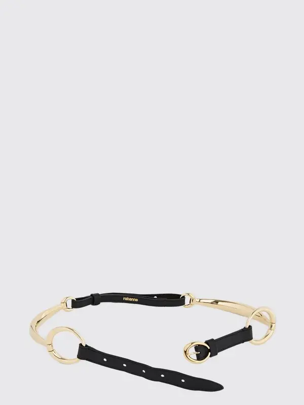 Rabanne Chain Link Belt - Black