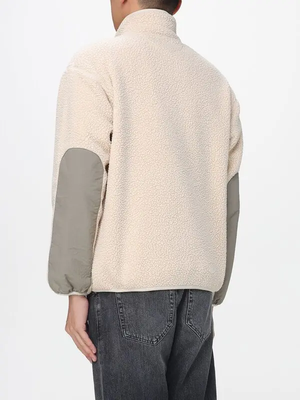 Maison Kitsuné Fleece Zip-up Jacket - Beige