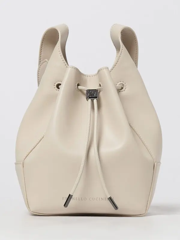 Brunello Cucinelli Bucket Bag - Ivory