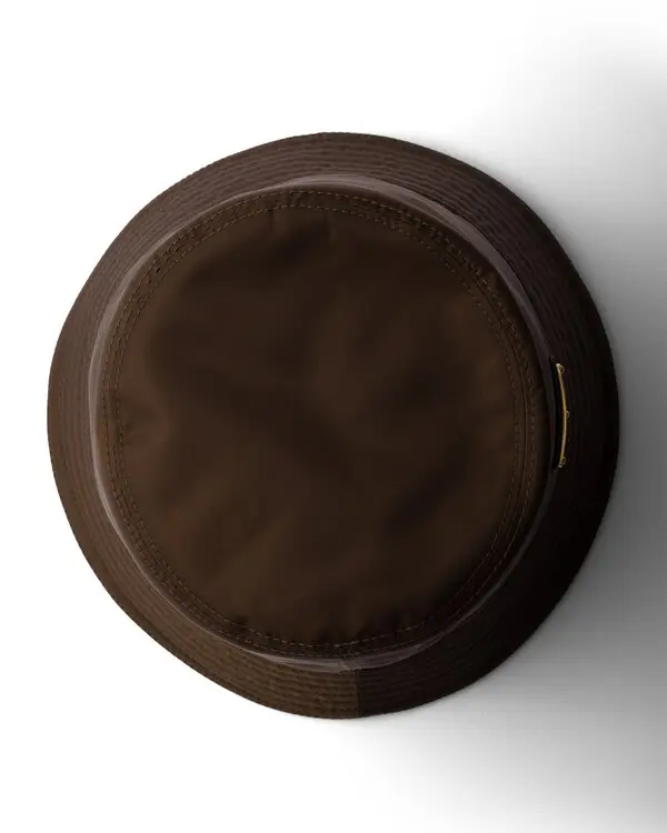 Prada Re-nylon Bucket Hat - Brown