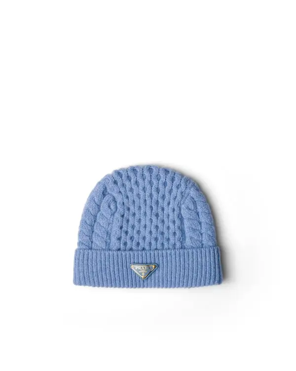Prada Wool Beanie - Light Blue