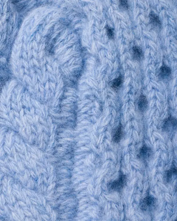 Prada Wool Beanie - Light Blue