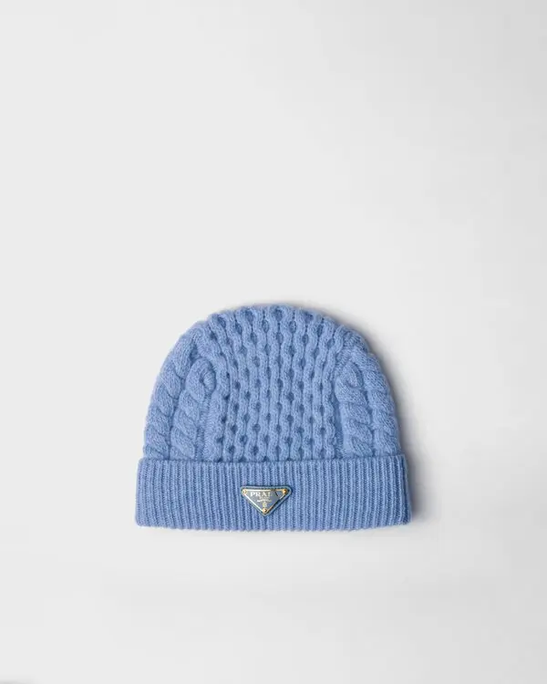 Prada Wool Beanie - Sapphire Blue