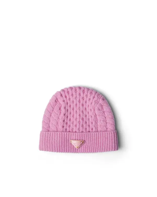 Prada Wool Beanie - Pink