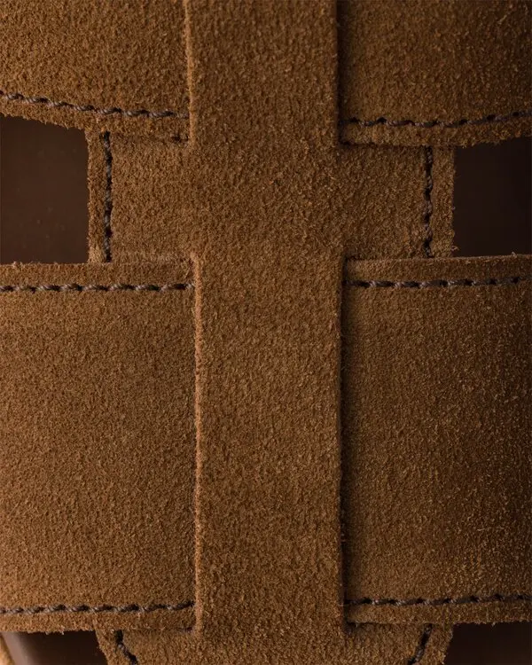Prada Suede Sandals - Brown