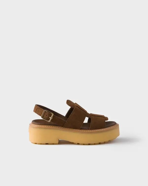 Prada Suede Sandals
