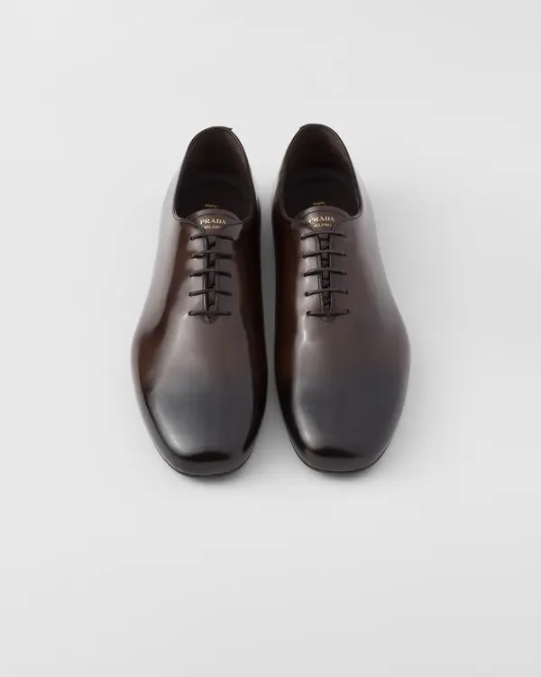Prada Brushed Leather Lace-ups
