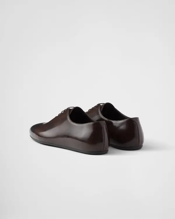 Prada Brushed Leather Lace-ups