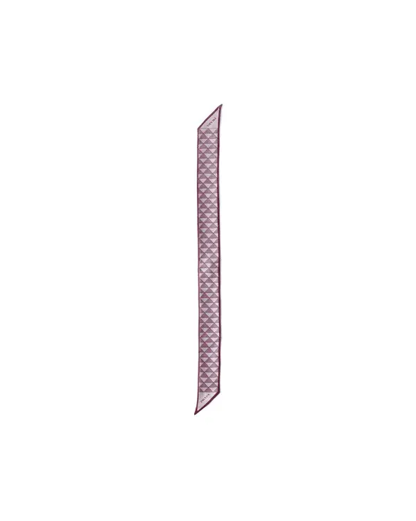 Prada Jacquard Silk Neck Tie - Purple