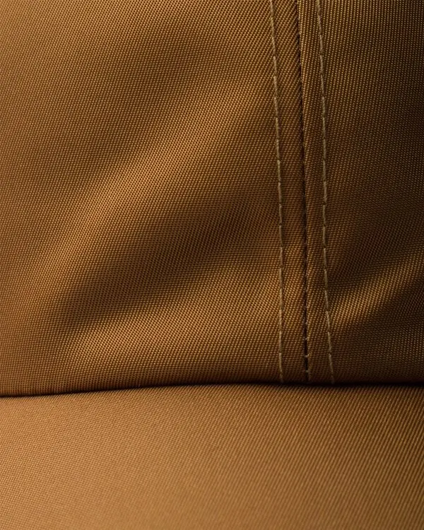 Prada Re-nylon And Leather Baseball Cap - Brown