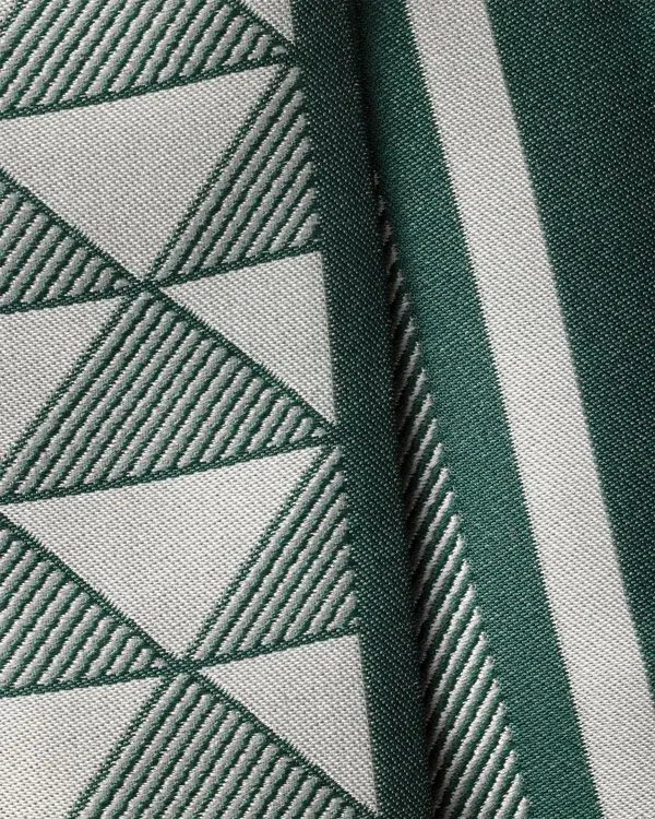 Prada Jacquard Silk Neck Tie - Green