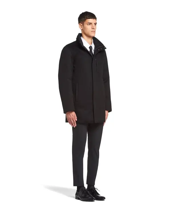 Prada Long Cashmere Puffer Jacket