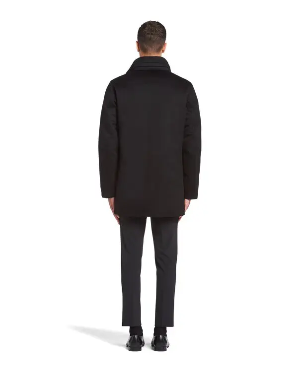 Prada Long Cashmere Puffer Jacket